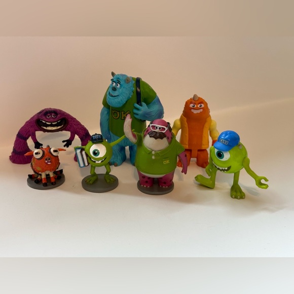 Disney | Toys | Monsters Inc Monsters University Figure Set | Poshmark